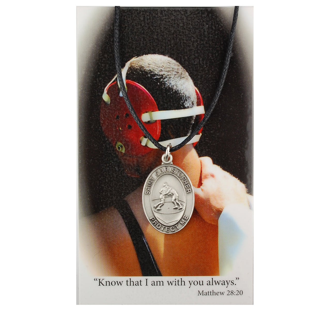 Psd770wr Boys Wrestling Prayer Card Set Keep God In Life